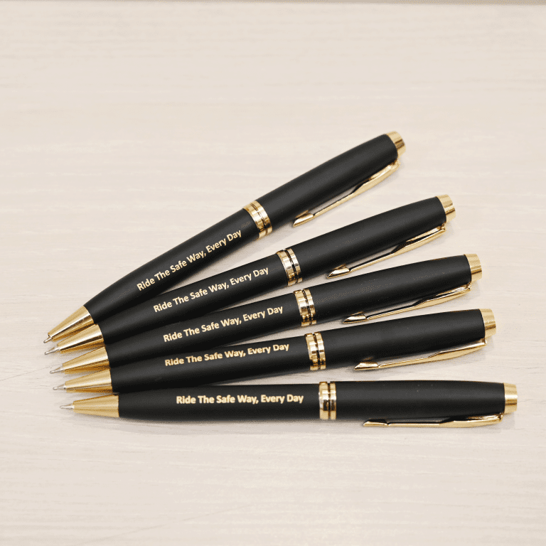 Ride the Safe Way, Every Day Metal Pen (Pack of 10)
